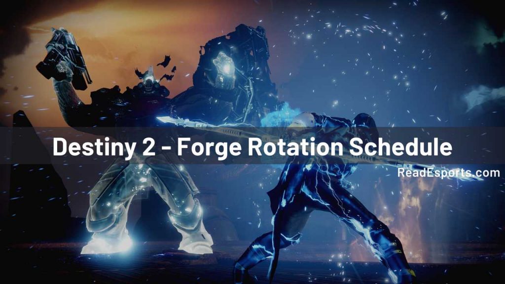 Destiny 2 - Forge Rotation Schedule
