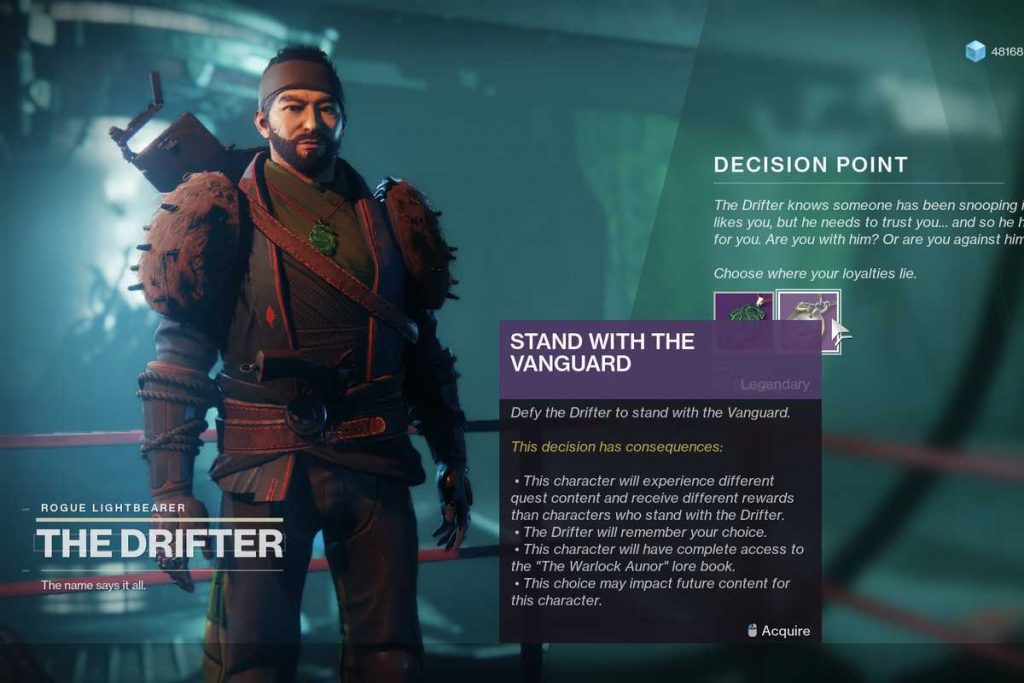 Destiny 2 - Drifter Allegiance Quest, Mystery And Potential